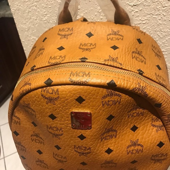 MCM | Bags | Mcm Cognac Backpack | Poshmark